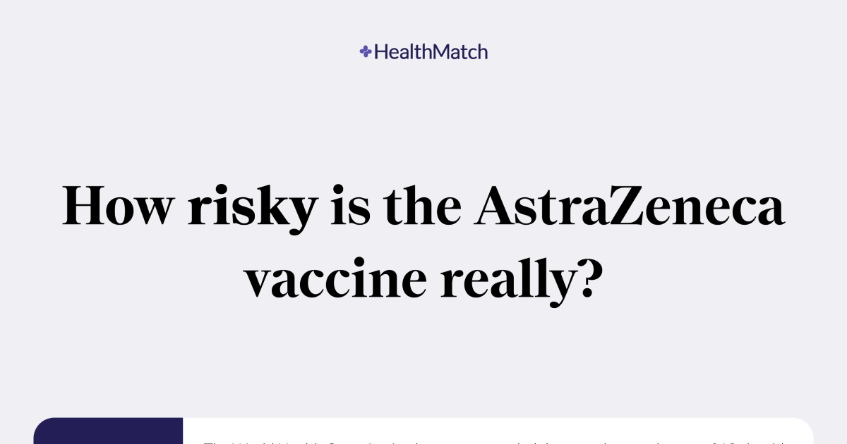 Comparing risks of vaccination